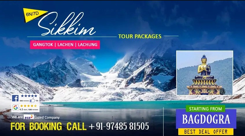 Sikkim Gangtok Package Tour – Visit Tsomgo Lake, Baba Mandir...